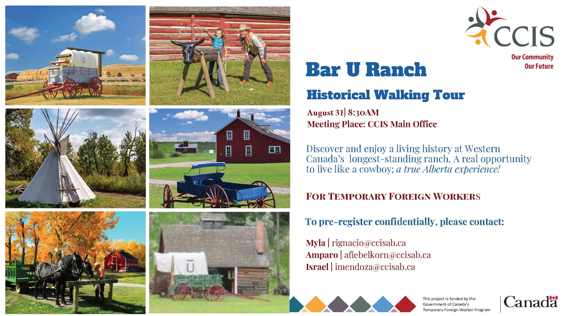 TFW Hub - Bar U Ranch Historical Walking Tour-Alberta - Events