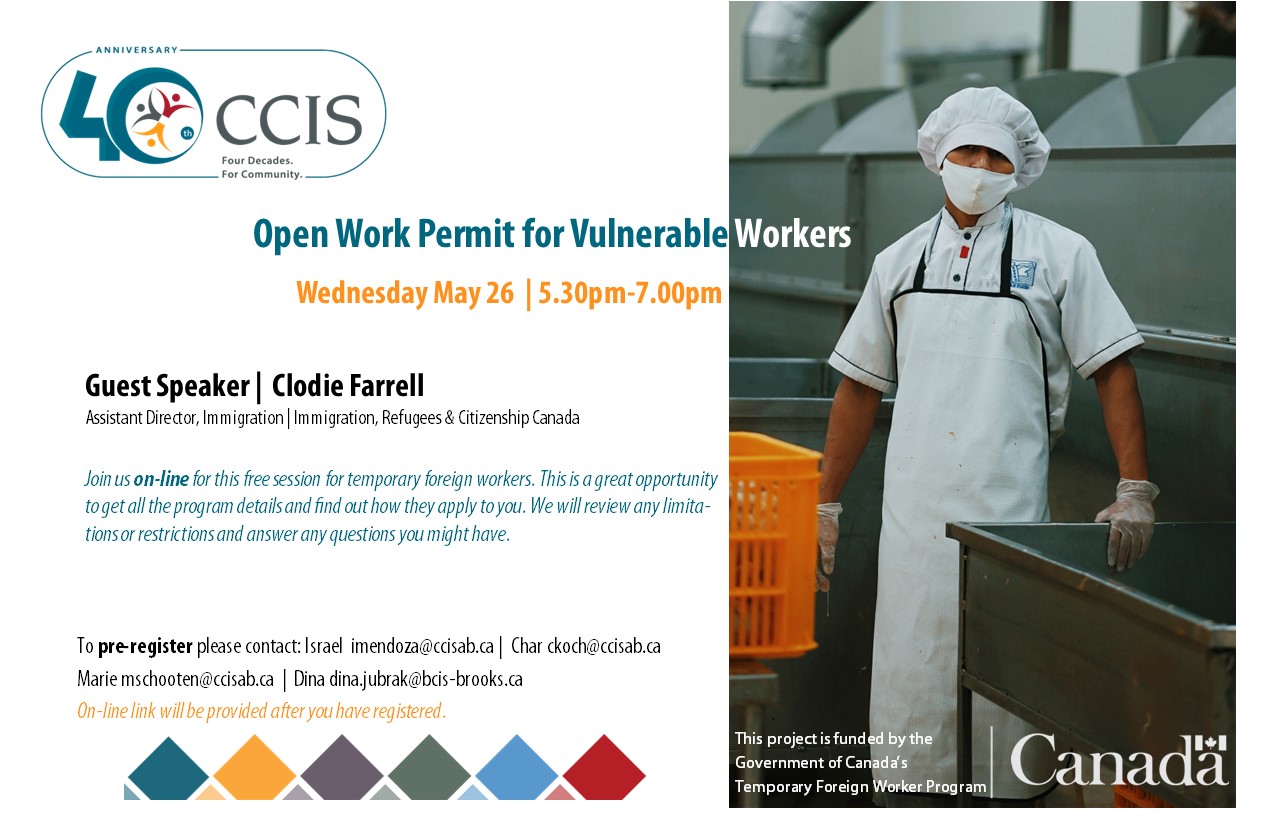 TFW Hub - Open Work Permit for Vulnerable Workers-Alberta - Events